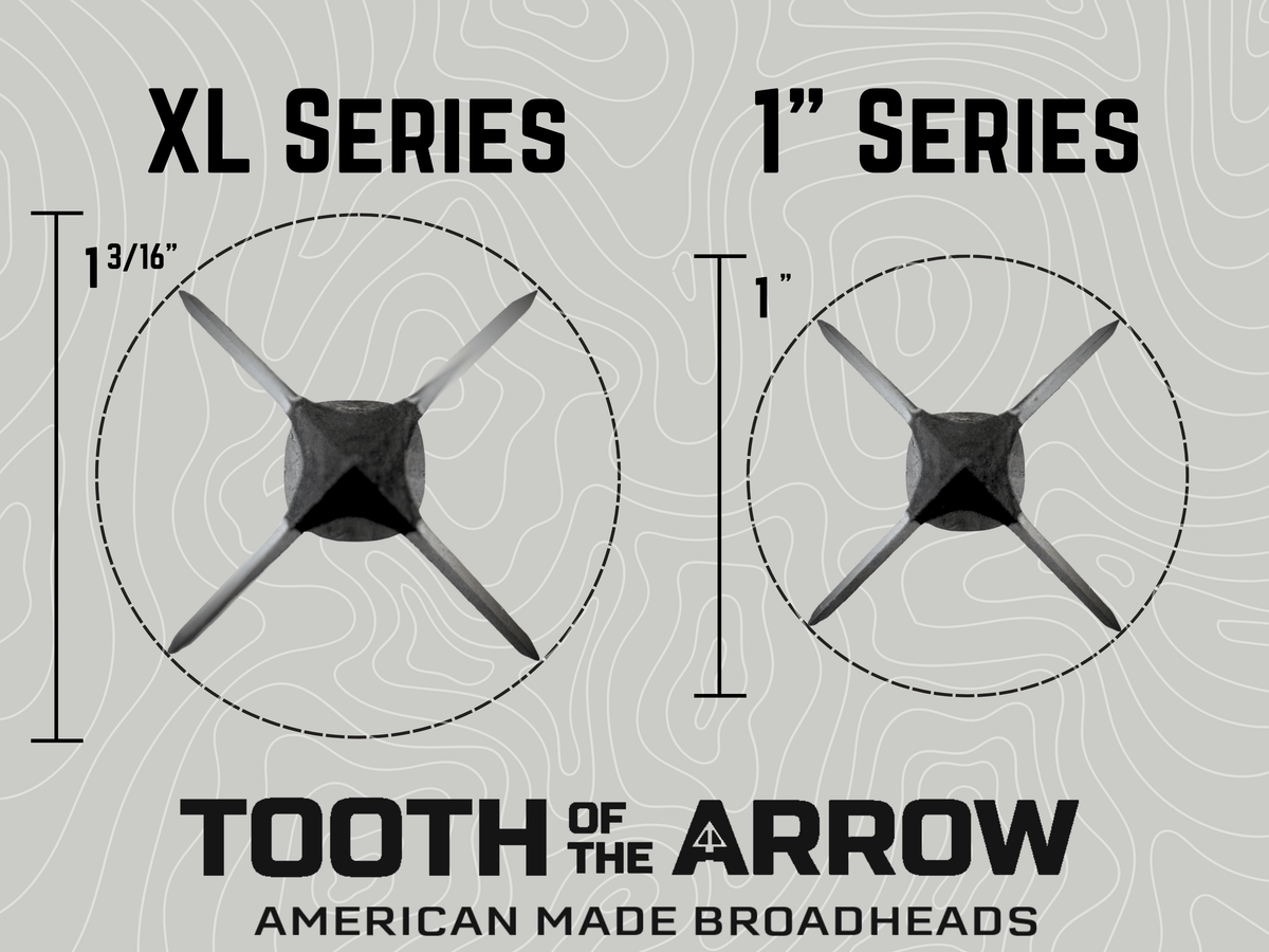 Tooth of the Arrow | 150 grain XL broadhead | solid series – Tooth of ...