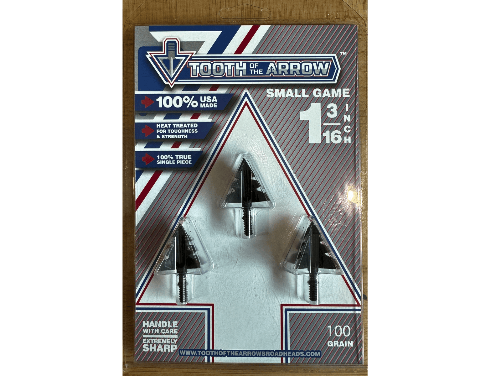 TOTA | 100 Grain Broadhead | Small Game and Turkey | Fixed Blade ...