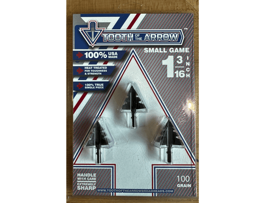 TOTA | 100 Grain Broadhead | Small Game and Turkey | Fixed Blade ...