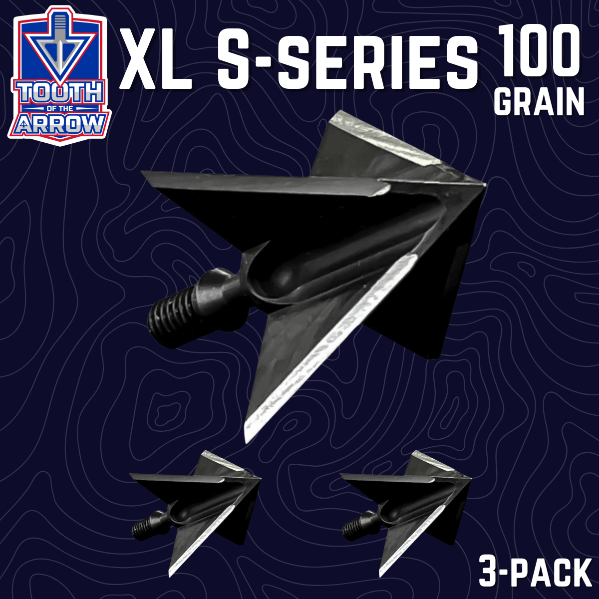 Tooth of the Arrow | 100 grain XL broadhead | solid series – Tooth of ...