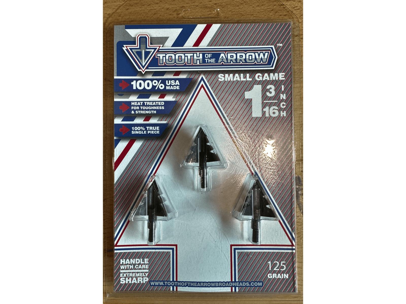 TOTA | 125 Grain Broadhead | Small Game and Turkey | Fixed Blade ...