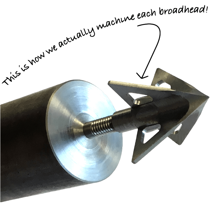 Tooth of the Arrow | 100 grain broadhead | 1-inch vented – Tooth of the ...